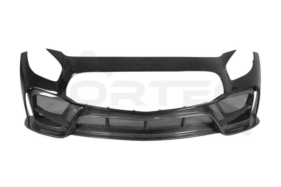 Partial Carbon Fiber I Style Front Bumper - Mercedes Benz AMG GT GTS G ...