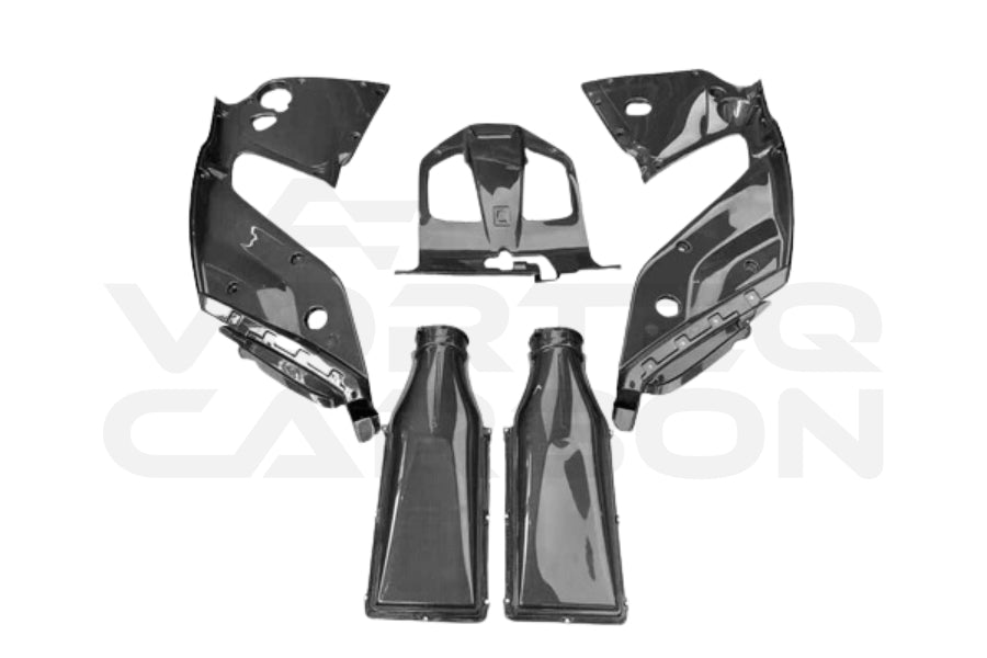 Carbon Fiber Engine Bay Panels - Ferrari 812 Superfast / GTS (2018-UP ...