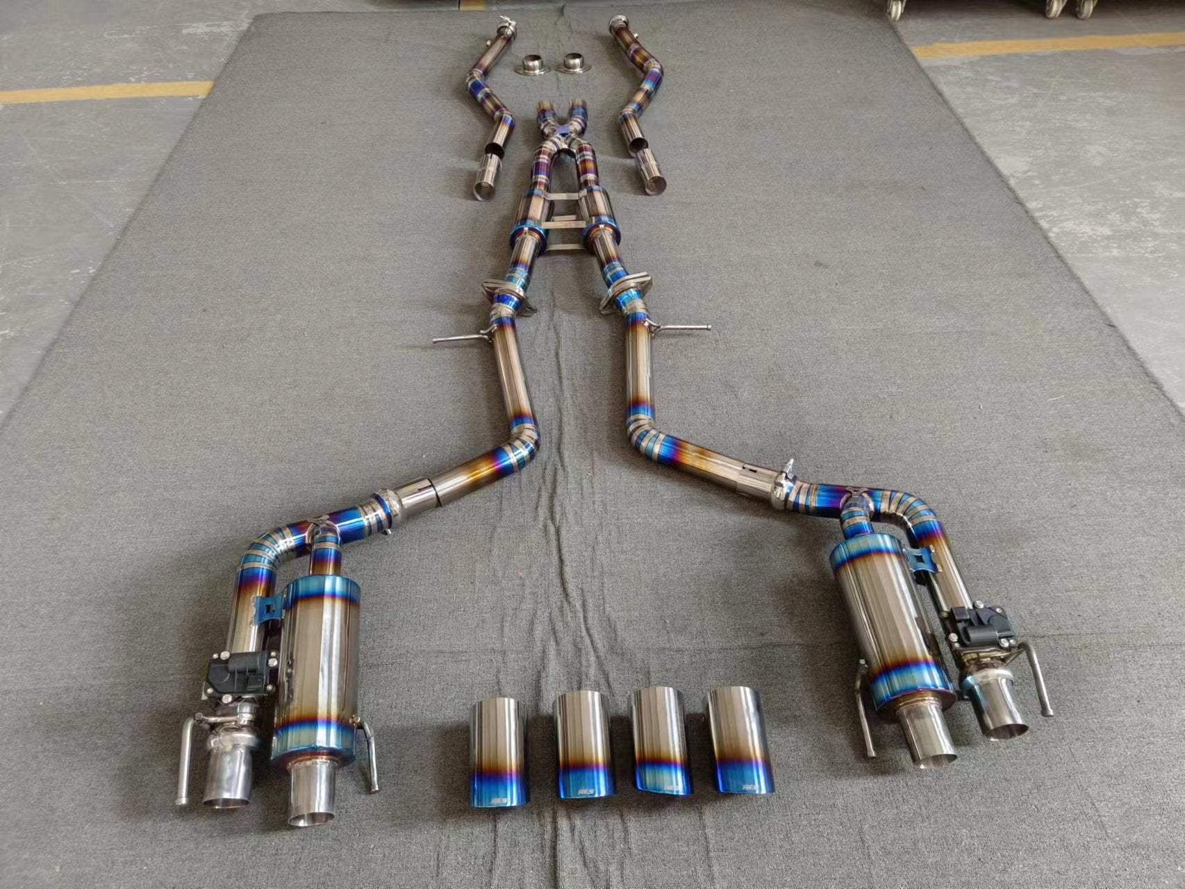 Valved Catback Exhaust System - Lexus IS500