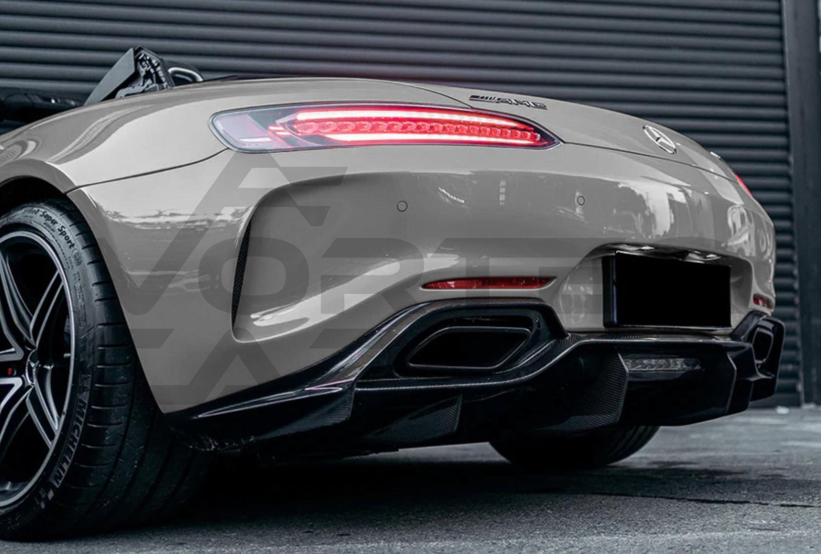 Carbon Fiber I Style Rear Diffuser - Mercedes Benz AMG GTC (2017-2021)