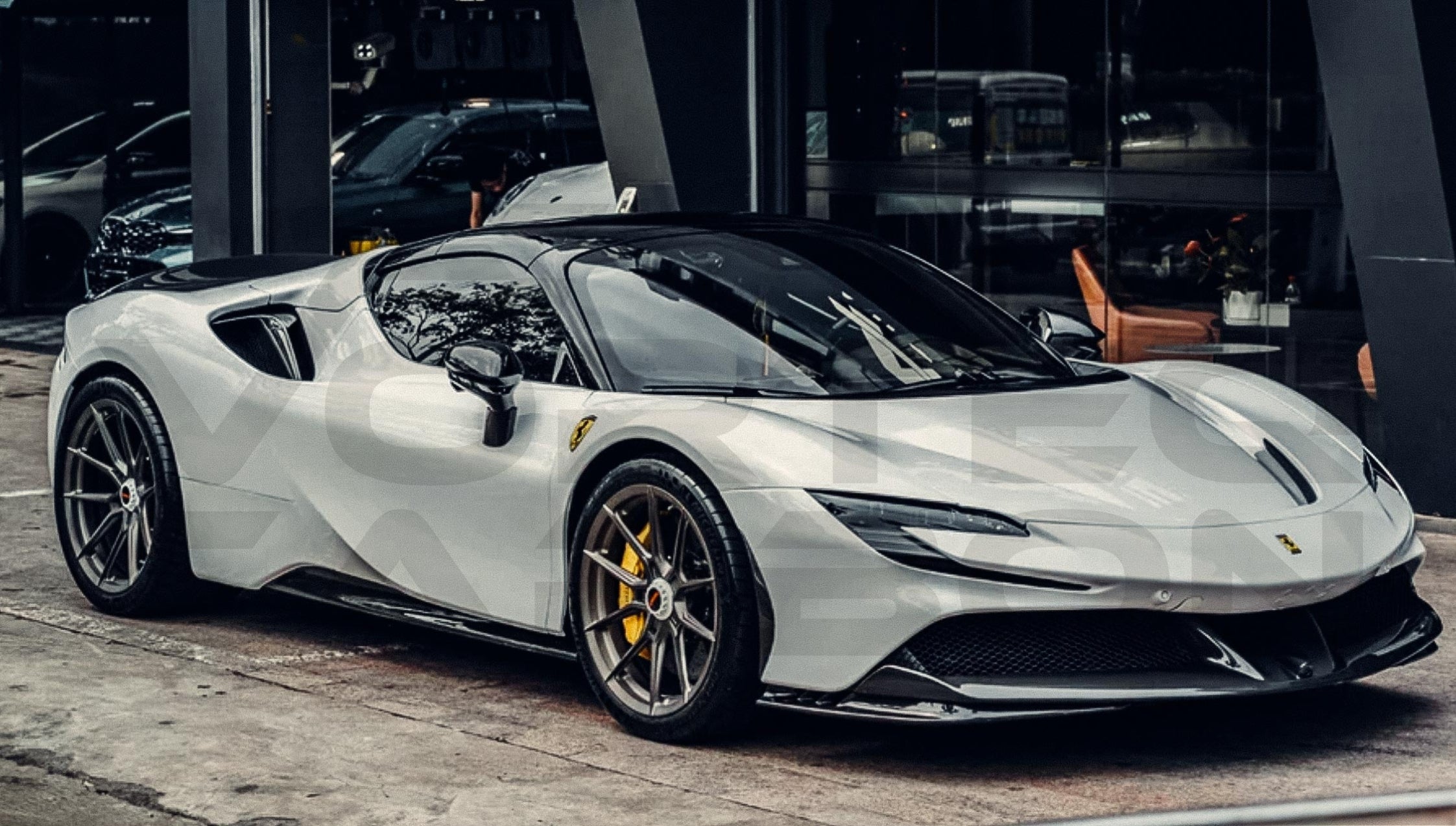 Carbon Fiber OEM Style Front Lip - Ferrari SF90 Stradale (2020-UP ...