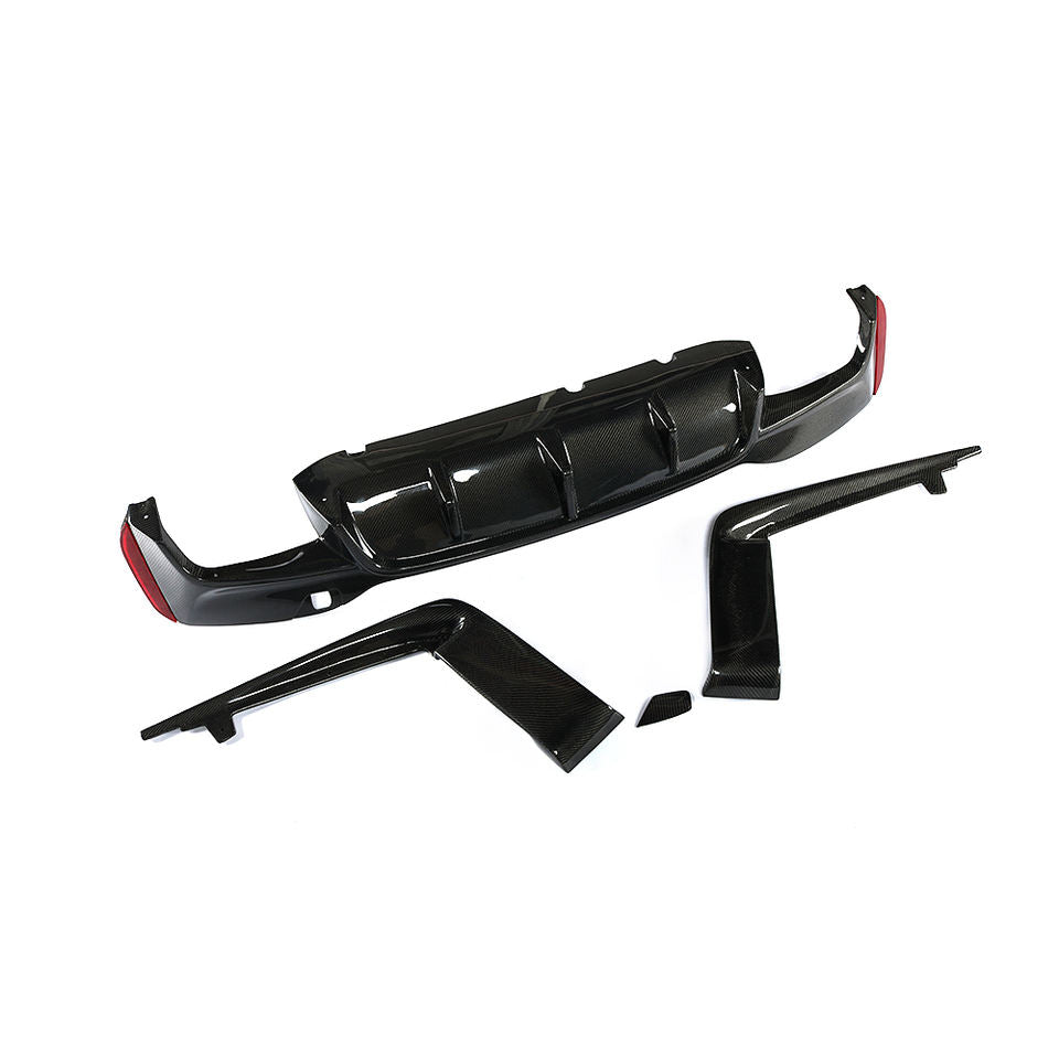 Carbon Fiber 3D Style Rear Diffuser (V1) - BMW F90 M5 – VorteqCarbon