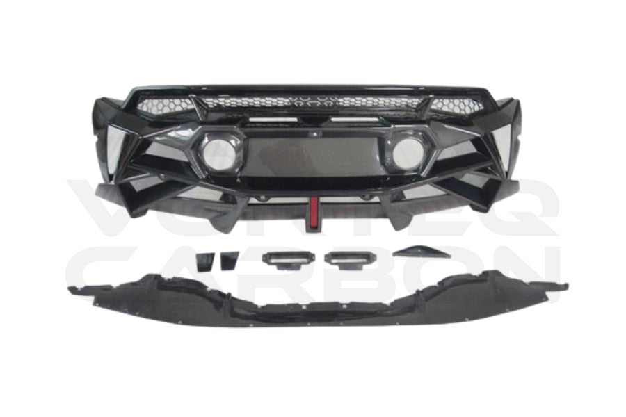 Partial Carbon Fiber B Style Rear Bumper - Lamborghini Huracan LP580 L
