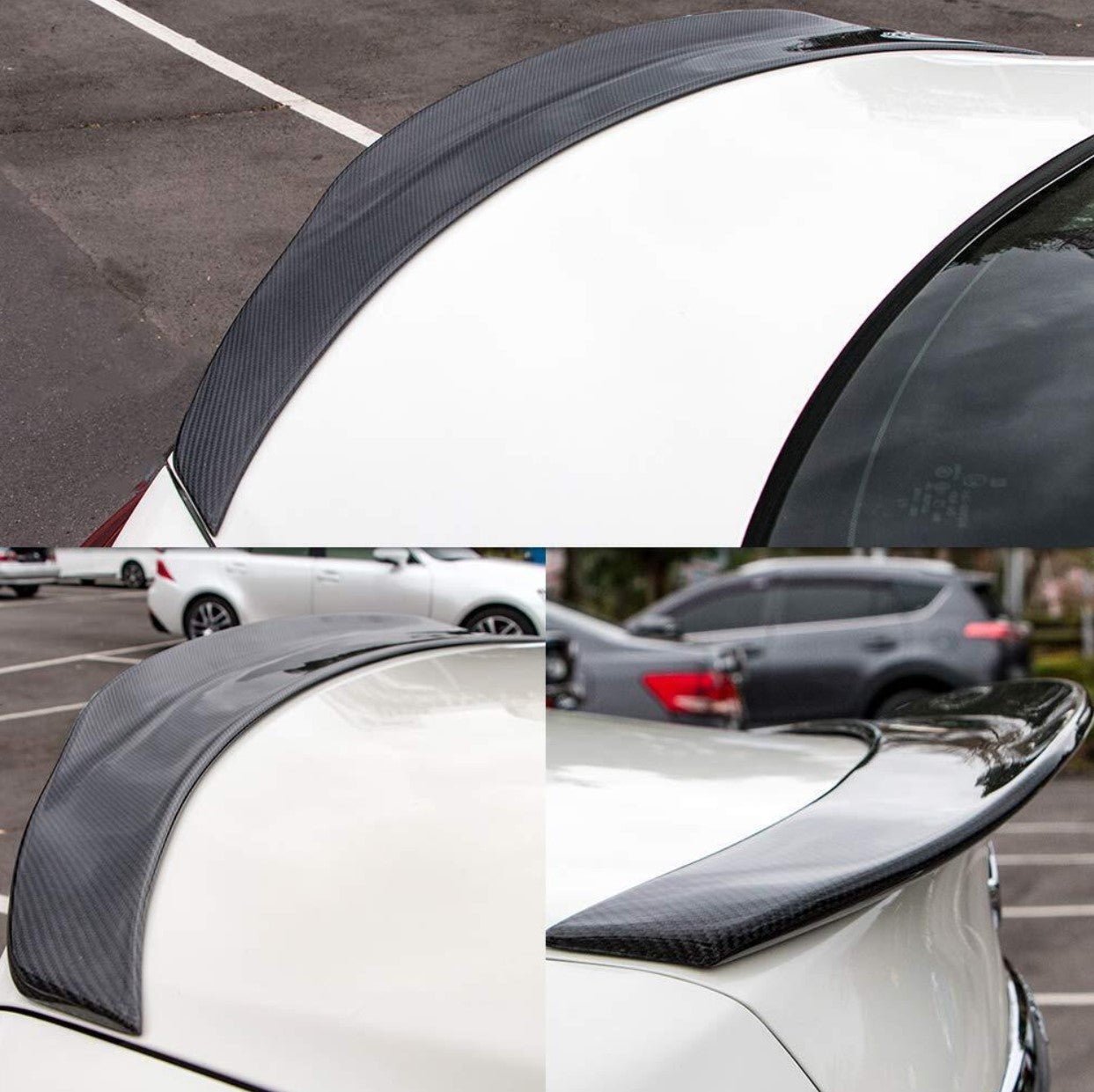 Carbon Fiber Trunk Spoiler Duckbill Style - Mercedes C118 CLA250 CLA35