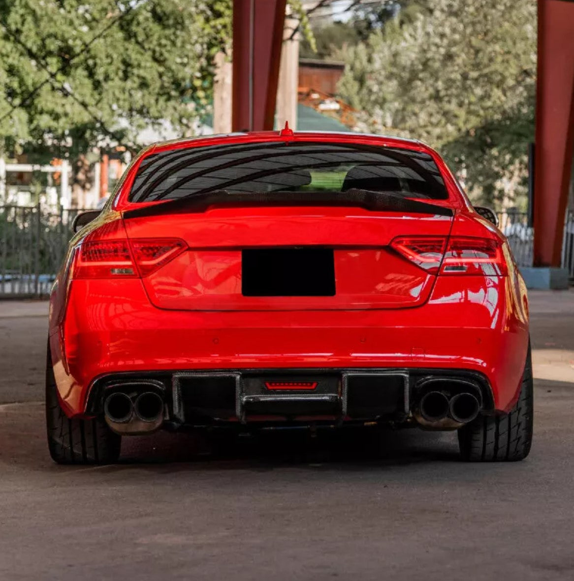Carbon Fiber Trunk Spoiler M4 Style - Audi S5 RS5 B8/B8.5 Coupe (2008 ...