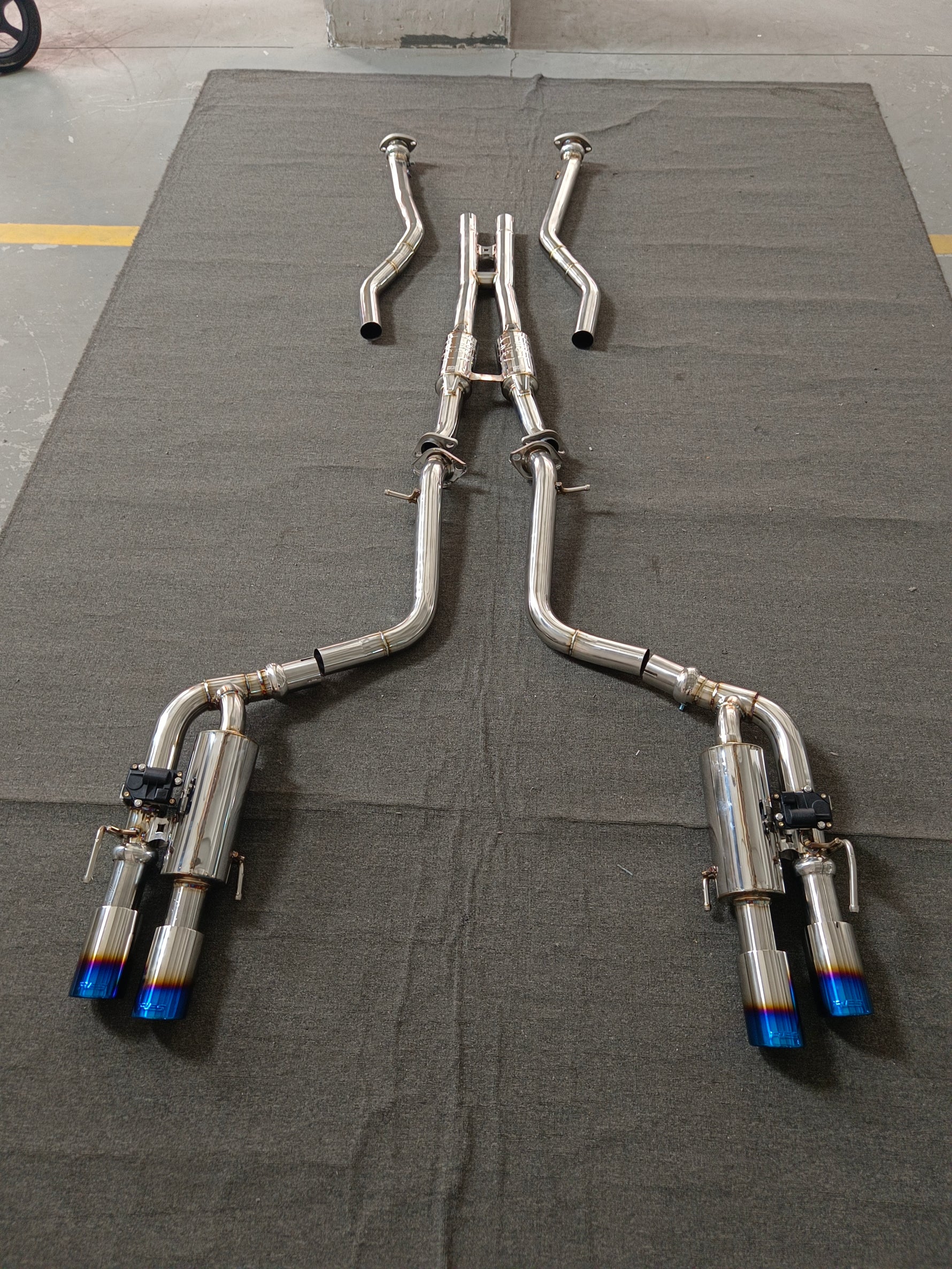 Valved Catback Exhaust System - Lexus IS500
