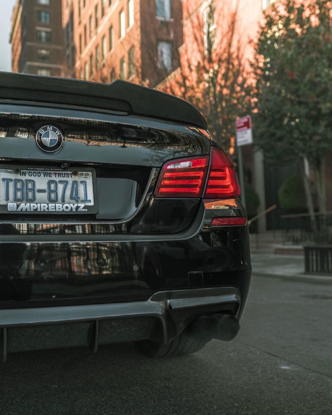 Carbon Fiber Trunk Spoiler PSM High Kick Style - BMW F10 – VorteqCarbon