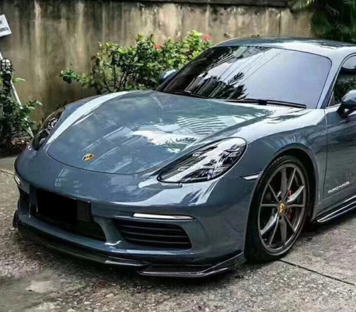 Get Carbon Fiber Front Lip - Porsche 718 | Vorteq Carbon