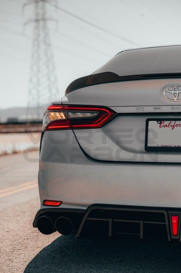 Gloss Black Rear Yofer Diffuser - Toyota Camry (8th Generation)