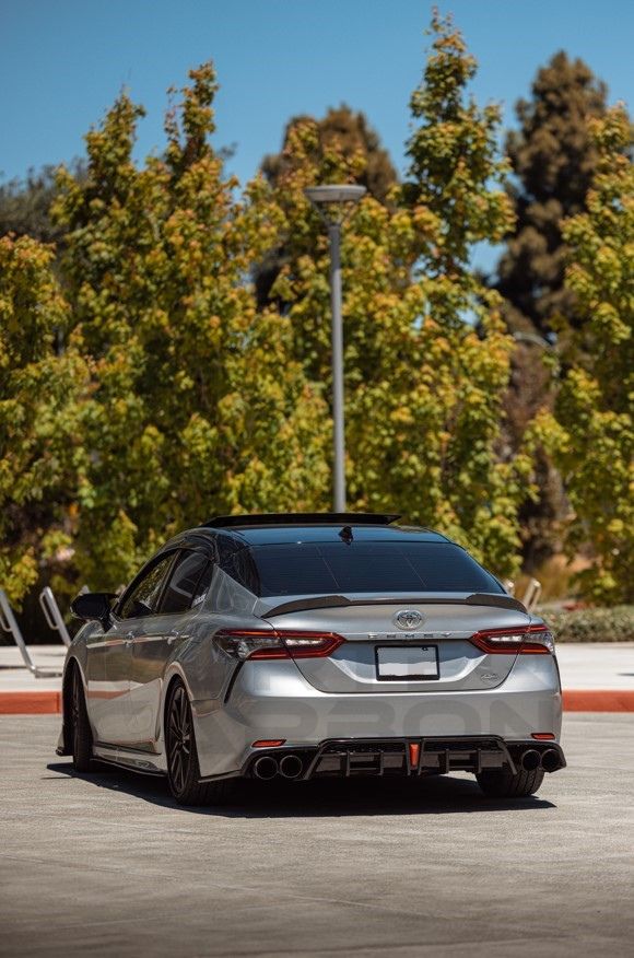 Gloss Black Rear Yofer Diffuser - Toyota Camry (8th Generation)